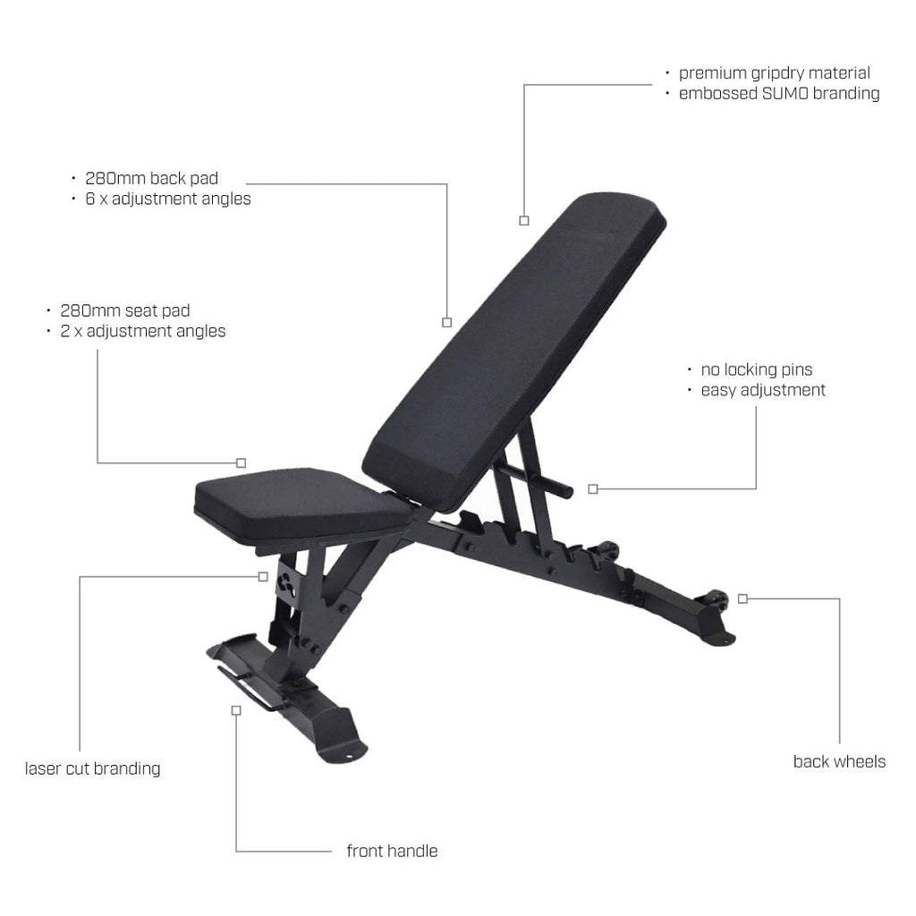 Adjustable Benches | Strength, Fitness & Gym Equipment Melbourne – Sumo ...