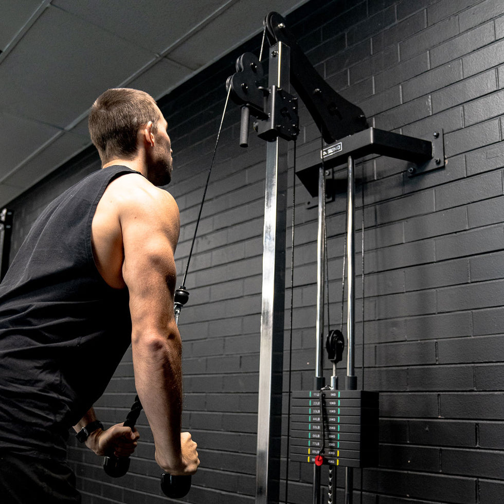 Dual Wall Mounted Cable Machine / Pulley Set (2 x 100kg) – Sumo Strength